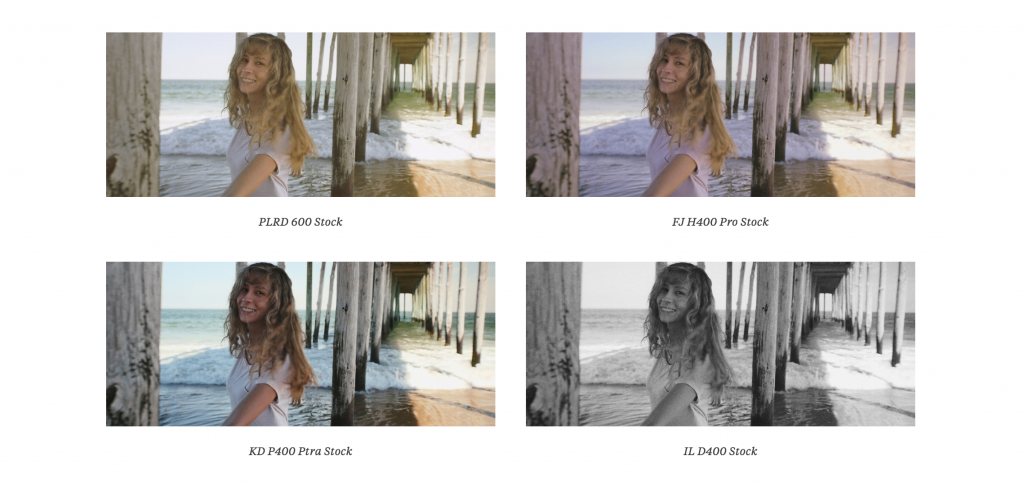 Film Convert film stock examples - FilmConvert ColorHub